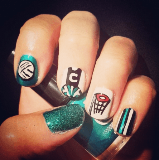 7 Netball Nail Art Ideas - The Mummy Toolbox