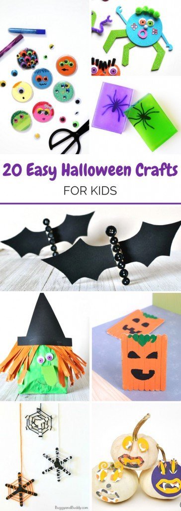 20 Easy Halloween Crafts for Kids - The Mummy Toolbox