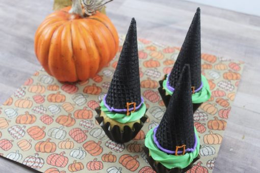 Halloween Party Witch Hat Cupcakes - The Mummy Toolbox