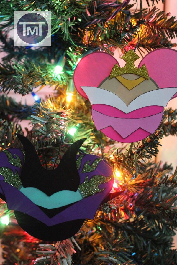 Maleficent and Sleeping Beauty Inspired Christmas Ornament (Free ...